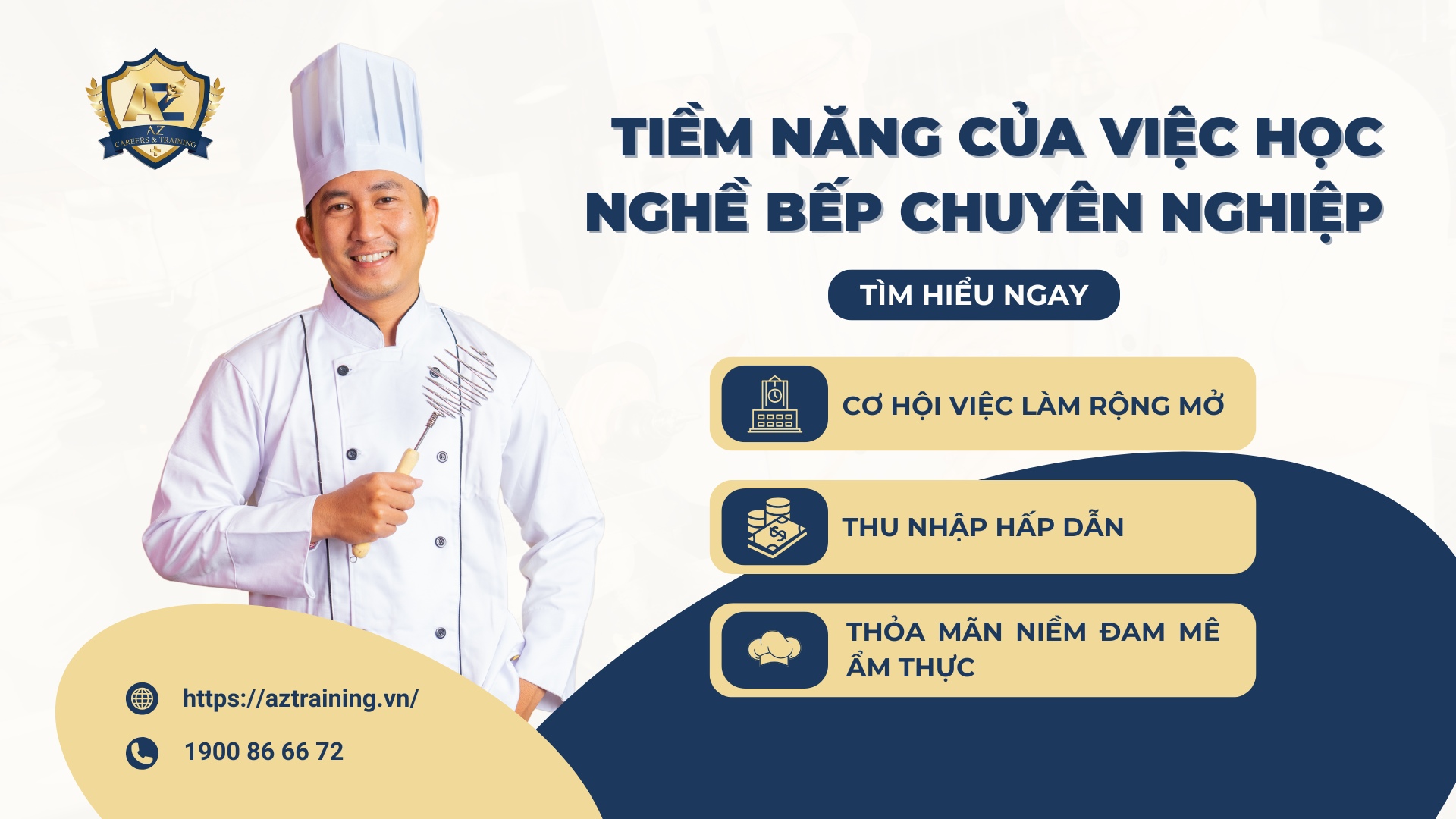 Tiềm năng của việc học nghề bếp chuyên nghiệp