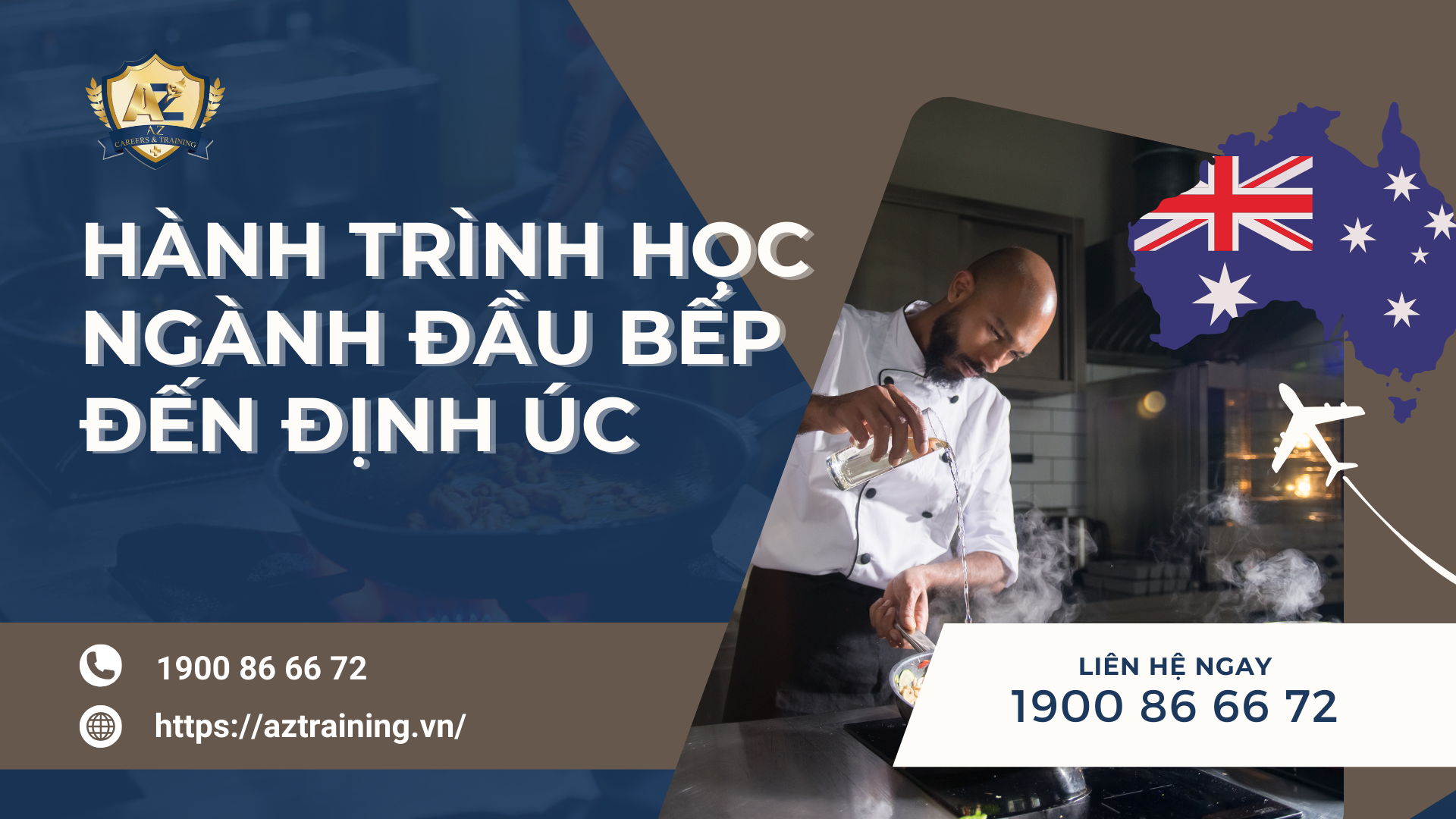 Hành trình học ngành đầu bếp đến định cư Úc