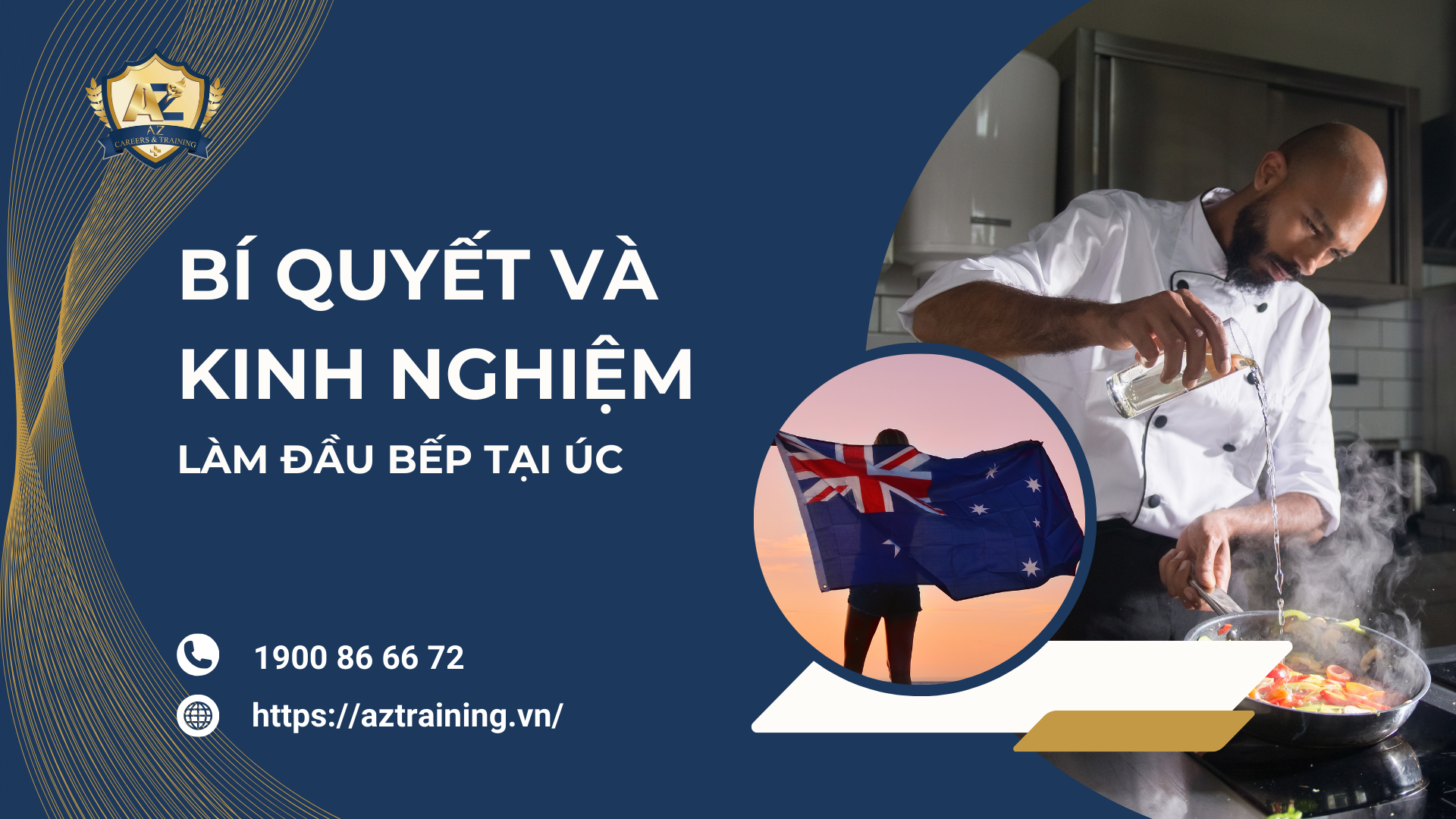 Bí quyết và kinh nghiệm làm đầu bếp tại Úc