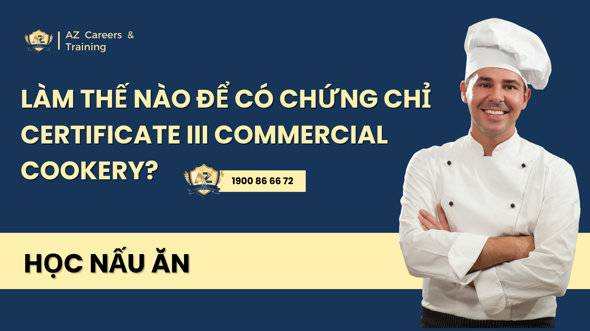 Tại sao Certificate III Commercial Cookery quan trọng đối với nghề đầu bếp?